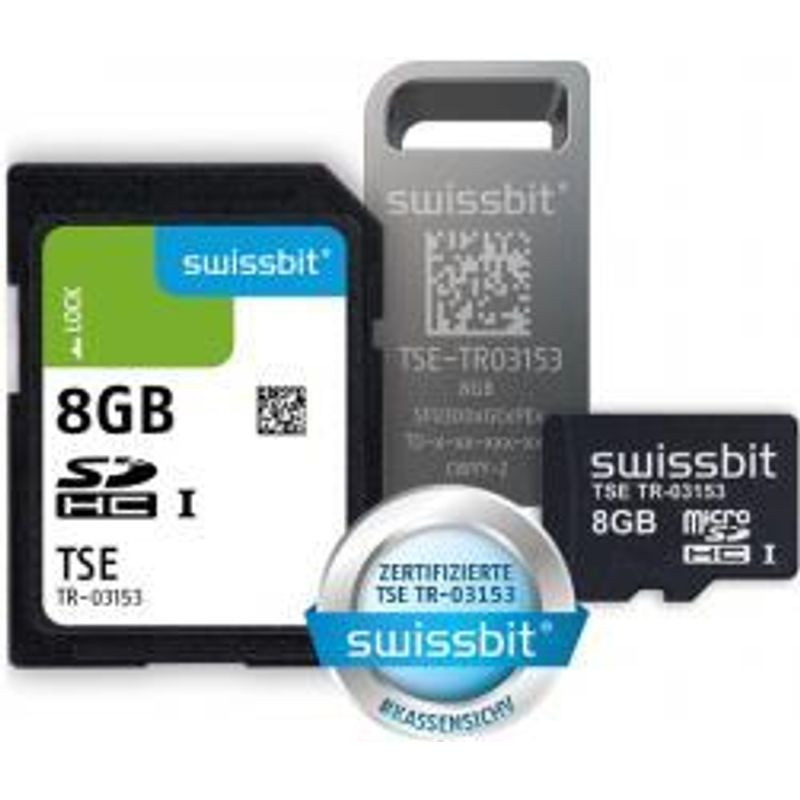 Swissbit TSE, USB, 8 GB Technische Sicherungseinrichtung TSE-Modul ...