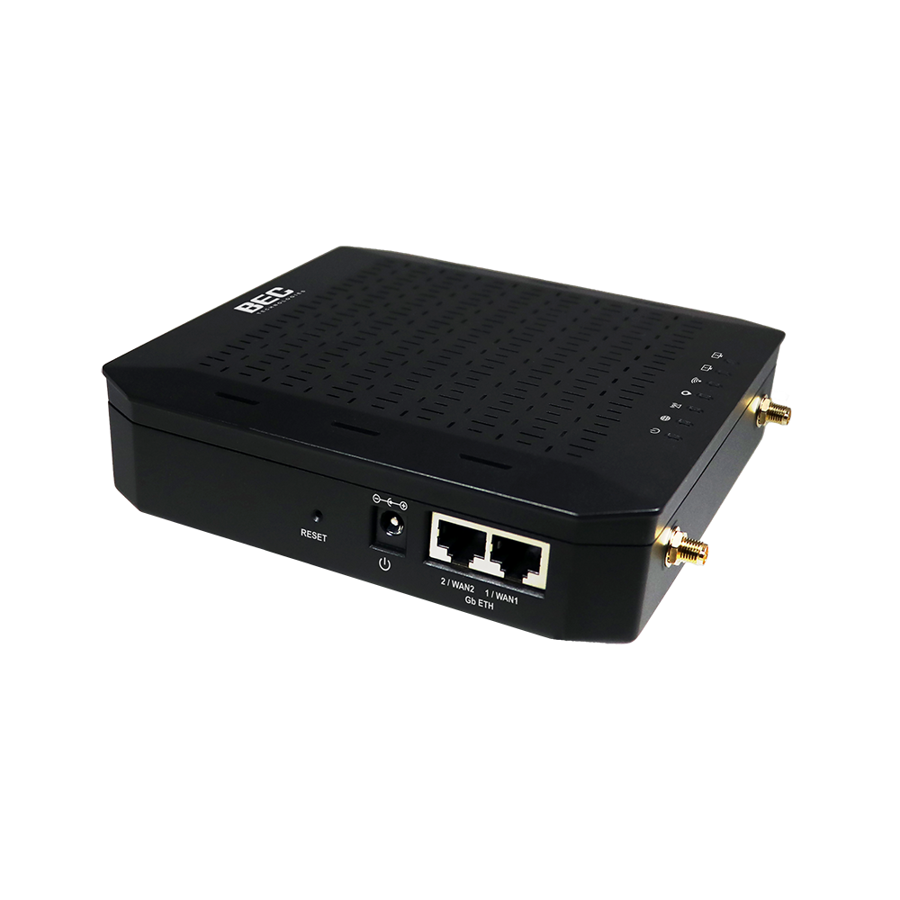 BECbyBillion 5G NR Multi-Service Modular WLAN-Router Gigabit Ethernet Dual-Band 2,4 GHz/5 GHz MX ...