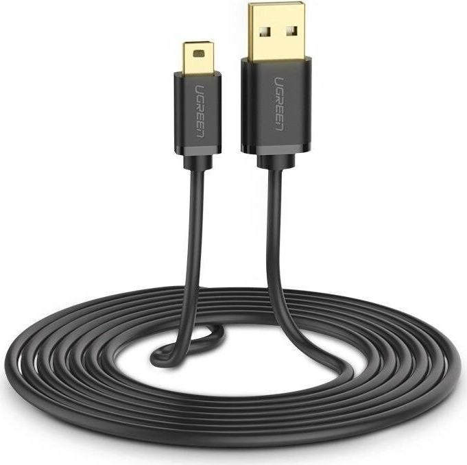 Ugreen USB-Kabel – Mini-USB 480 Mbps 3 m US132 schwarz 10386