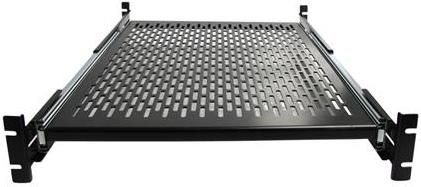 StarTech.com 2HE ausziehbarer Rack-Fachboden belüftet UNISLDSHF19