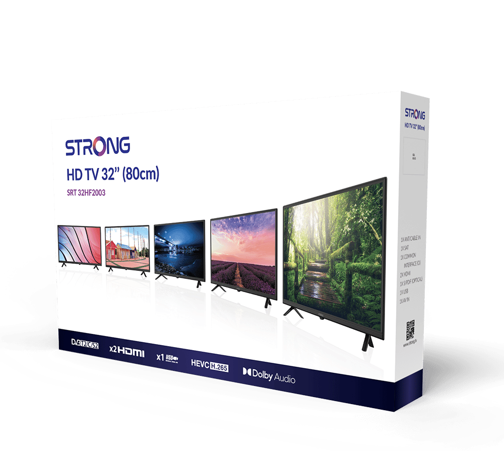 Strong SRT32HF2003 Fernseher 81,3 cm 32" HD Schwarz SRT32HF2003