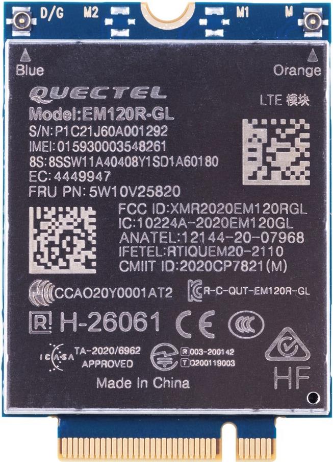 Lenovo Quectel EM120R-GL Drahtloses Mobilfunkmodem 4XC1D51447