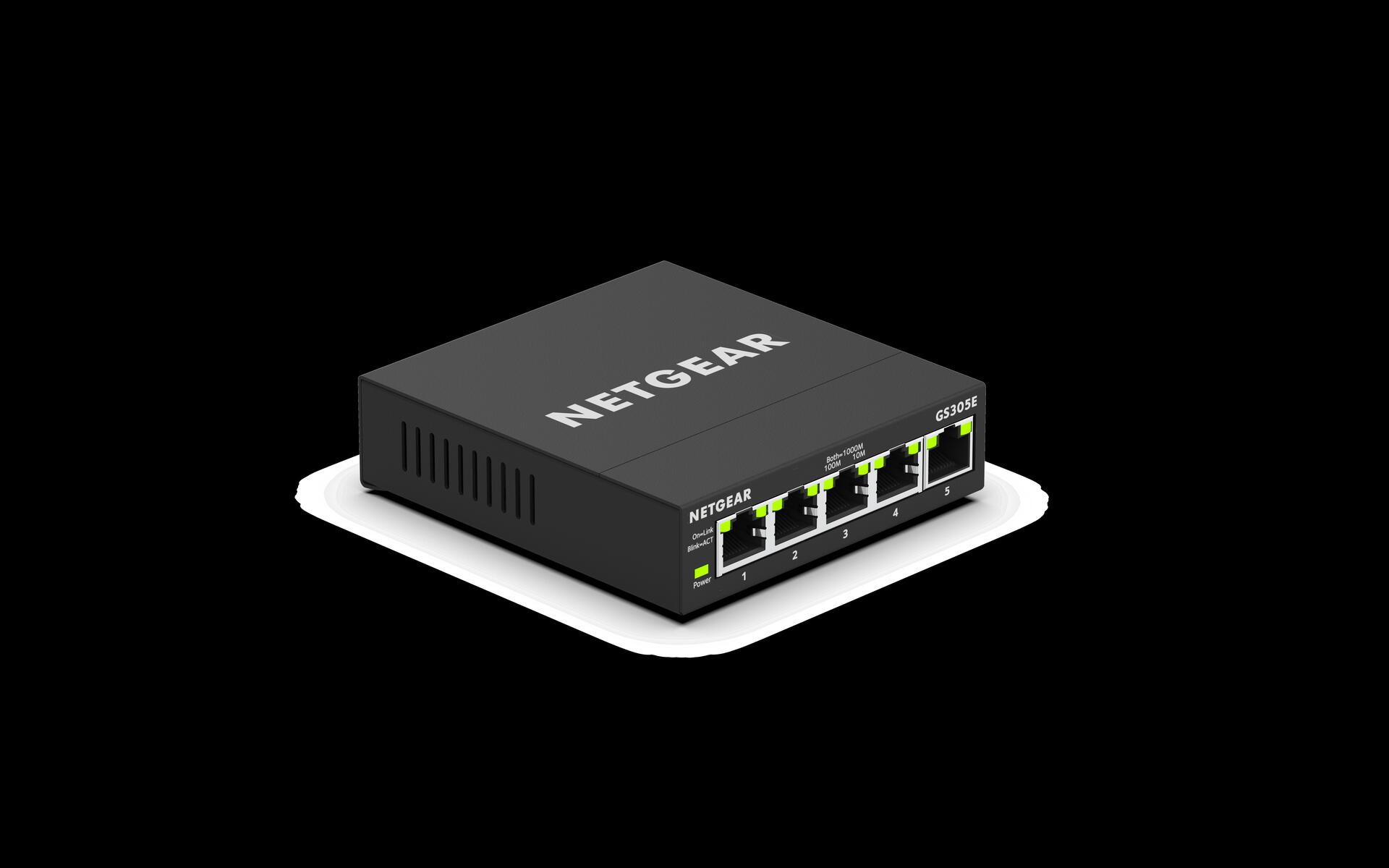 NETGEAR Plus GS305E Switch Smart 5 x 10/100/1000 GS305E-100PES