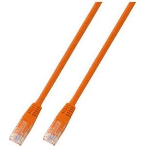 EFB-Elektronik RJ45 Patchkabel Cat.5e U/UTP PVC CCA orange 30m ...