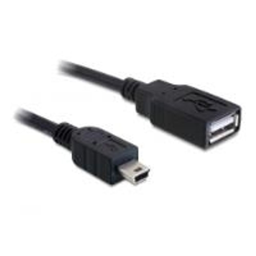 DeLOCK - USB-Kabel - USB Typ A, 4-polig (W) - Mini-USB, Typ B (M ...