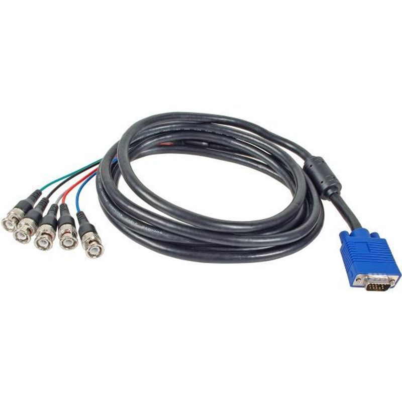 EFB Elektronik EK553SW 3 m VGA D-Sub 5 x BNC Schwarz EK553SW.3