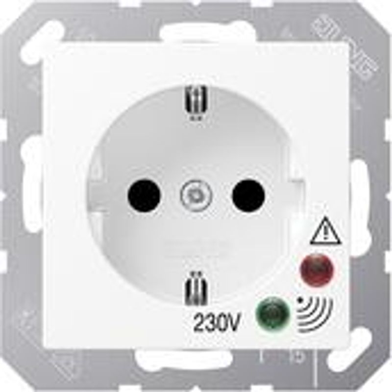 Jung SCHUKO-Steckdose 16A 250V alpinweiß A 521 UF WW A521UFWW