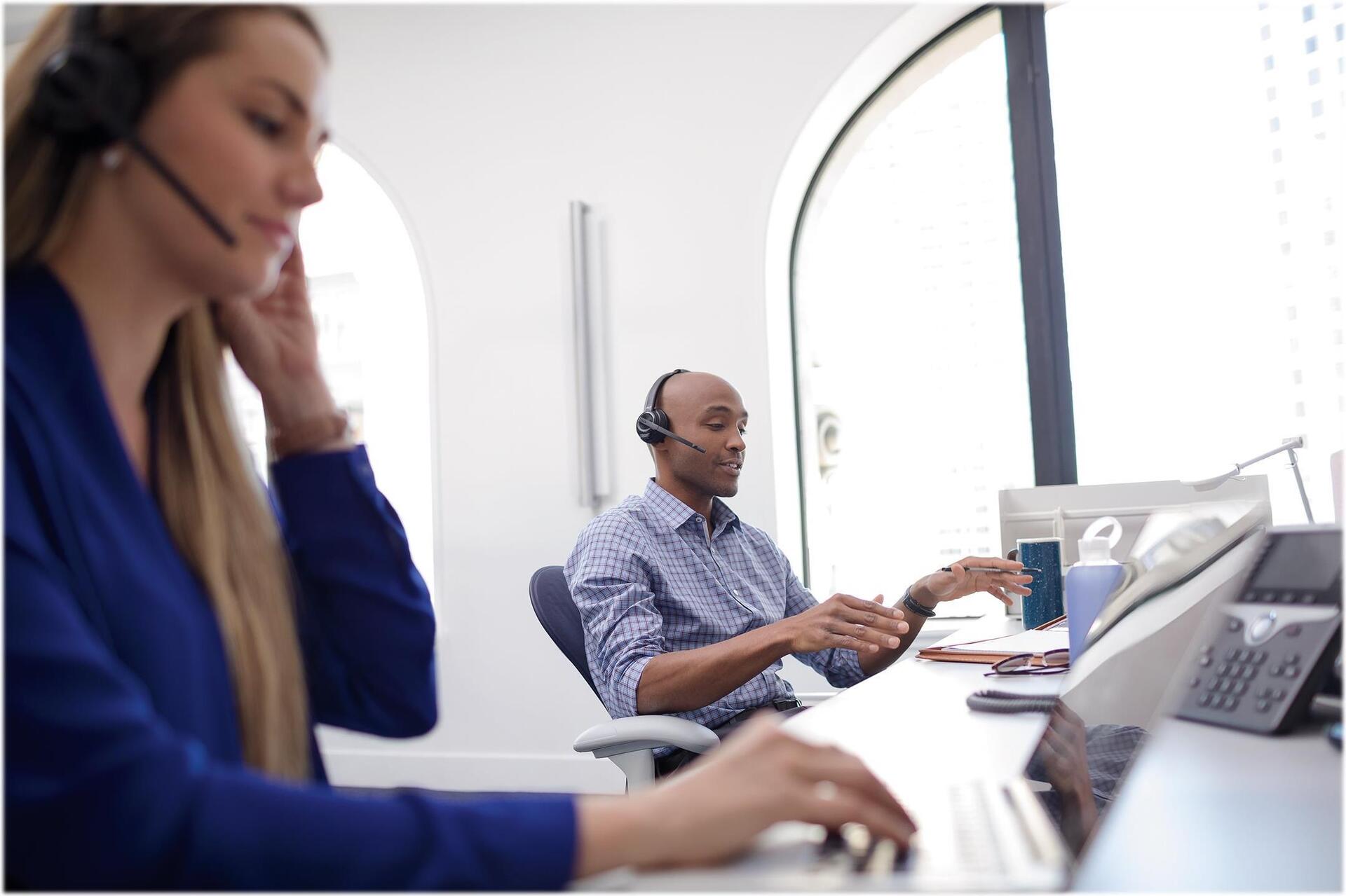 Poly DECT Headset Savi W8210-M USB monaural 207322-02