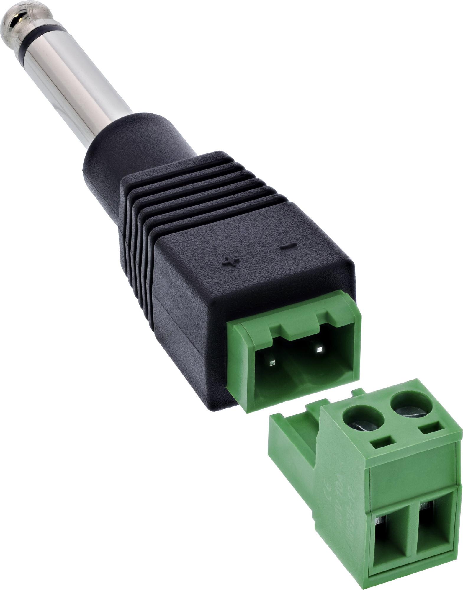 InLine 6,35mm Klinkenstecker an Terminalblock 92504M